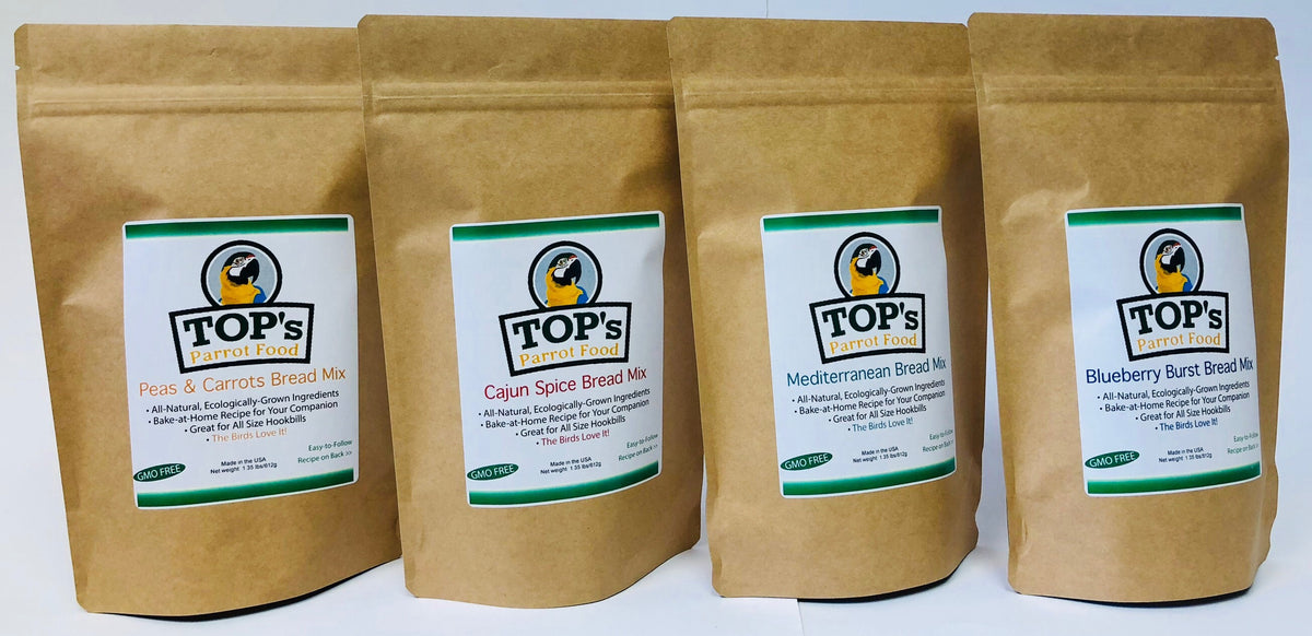 TOP's Premium Birdie Bread Mix – TOP's Parrot Food