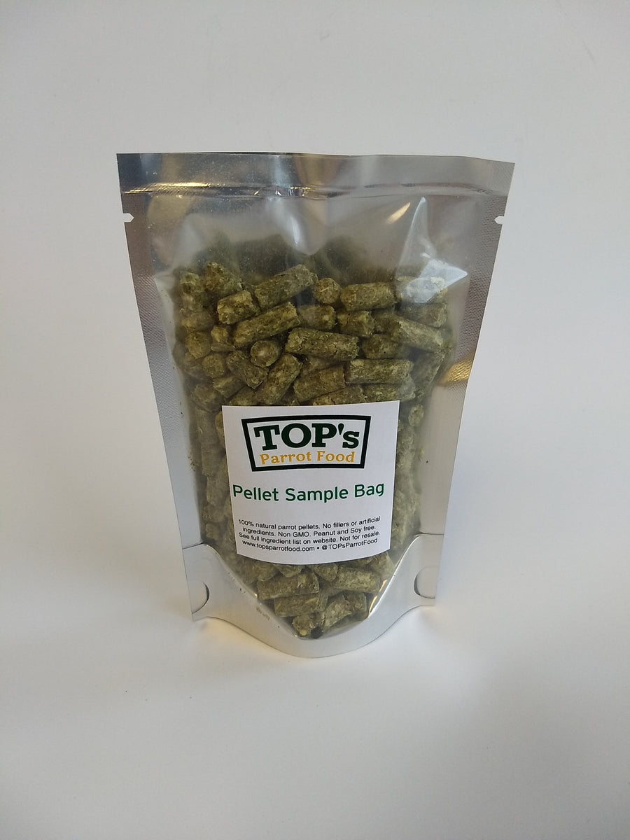 TOP's Pellet Sample Bags – TOP's Parrot Food